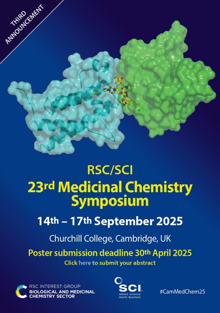 RSC-BMCS / SCI 23rd Medicinal Chemistry Symposium - RSC BMCS